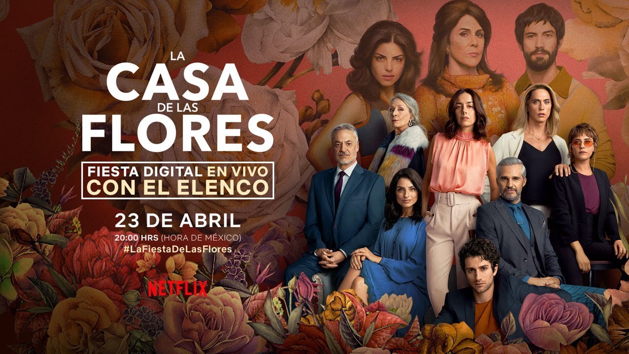 Fiesta digital EN VIVO con el cast de La Casa de las Flores – Nota T